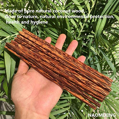 LUXIYUCHU 10 Set Coconut Chopsticks Reusable Wooden Chop Sticks Cooking Bamboo Helper Korean Japanese Cool Hair Chop Sticks Pack Reusable Chopsticks Take 10 Chicken Wings Chopstick Rest