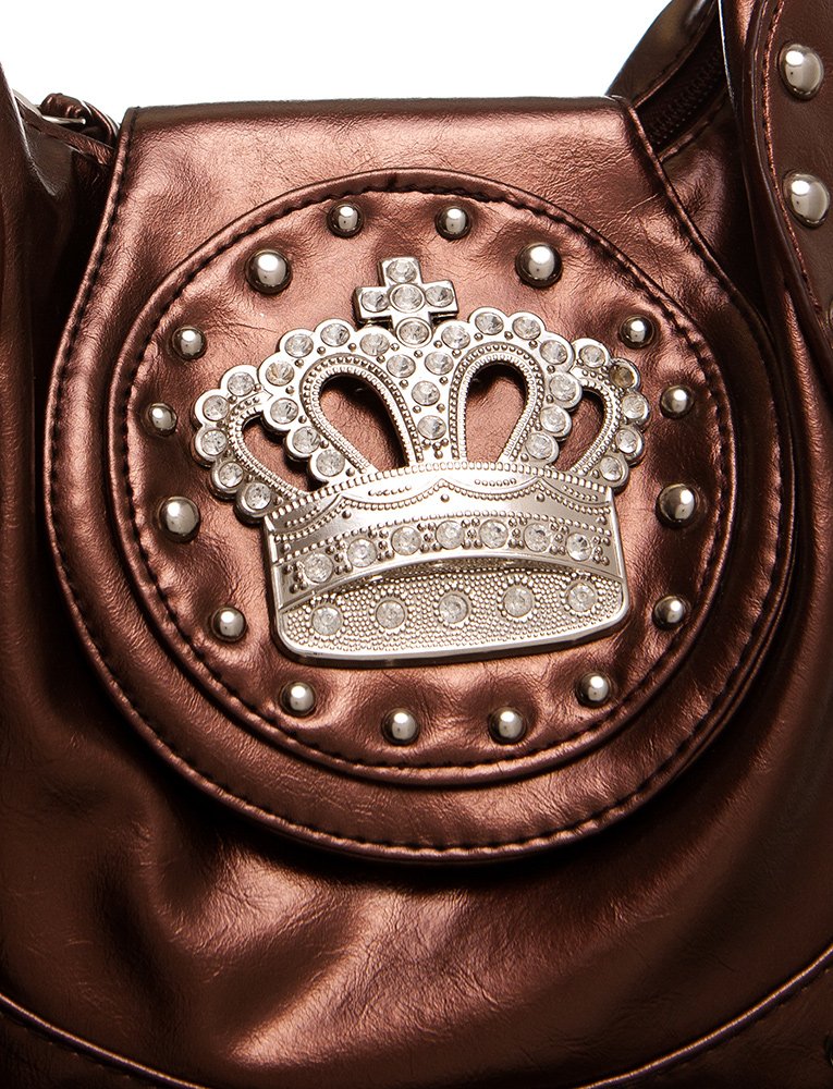 Handbags For All Crown Royale Inspired Hobo Shoulder Handbag