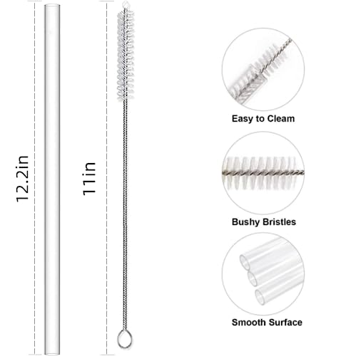 Straw Replacement for Stanley, Reusable Drinking Straws for Stanley 40 oz 30oz Tumbler Accessories, Silicone Anti Spill Stopper Set for Stanley Quencher 1.0/H2.0