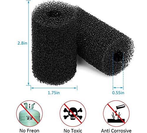 Pool Sweep Hose Tail Scrubber Replacement for Polaris, CoiTek High Density 12 Pack Pool Cleaner Sweep Hose Scrubber Replacement Fits for Polaris 180, 280, 360, 380, 480, 3900 Pool Filter Cleaner Parts