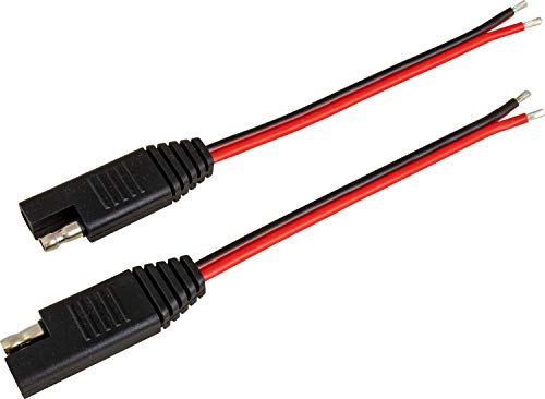 Sea-Lect Designs SAE 14 AWG Power Cable Plug Kit (2-Pack)