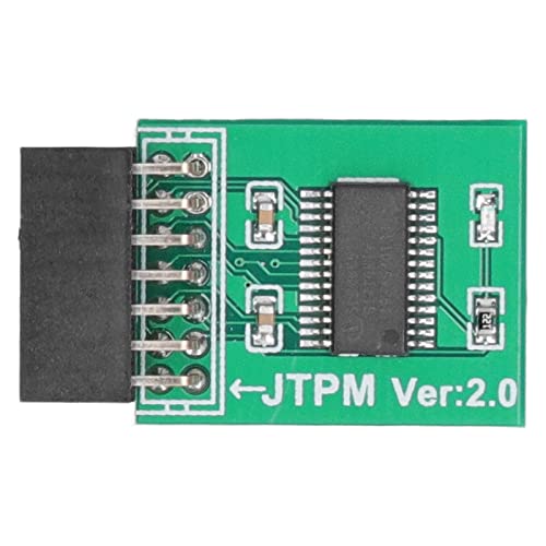 Oumefar TPM 2.0 Module, TPM Module LPC Interface Small Size 14 Pin for Computer Motherboard
