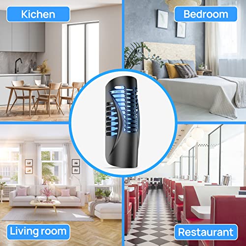 Meilen Fruit Fly Traps for Indoor - Quiet Bug Zapper and Mosquito Killer - Effective Against Mosquitoes, Gnats, and Other Insects - Silent Operation for Peaceful Sleep - 1 Trap + 5 Glue Cards Included
