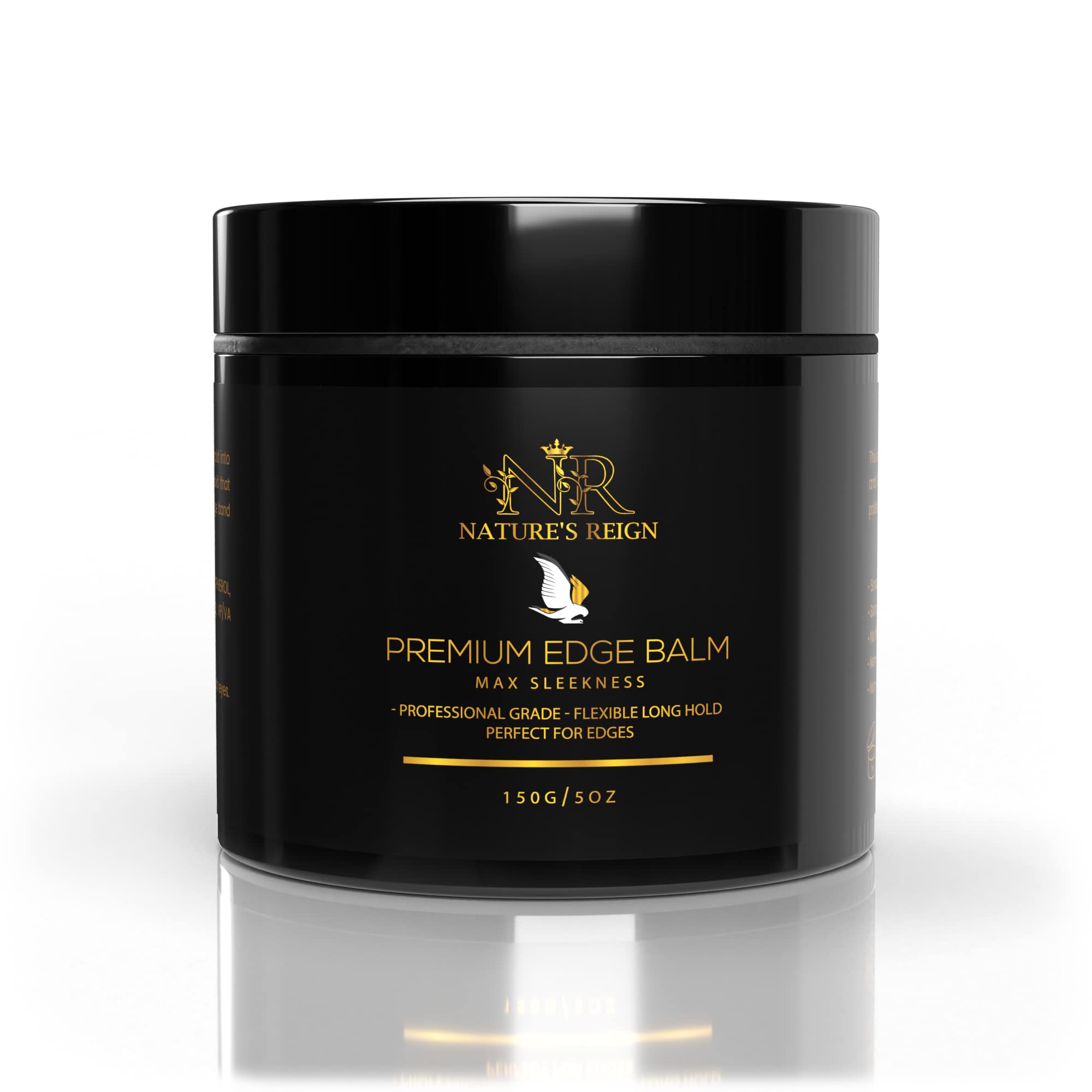 Premium Grade Edge Control- 5oz.- Strong Hold, for 4c hair, adults and kids, No flaking, Non-Greasy (Mango)