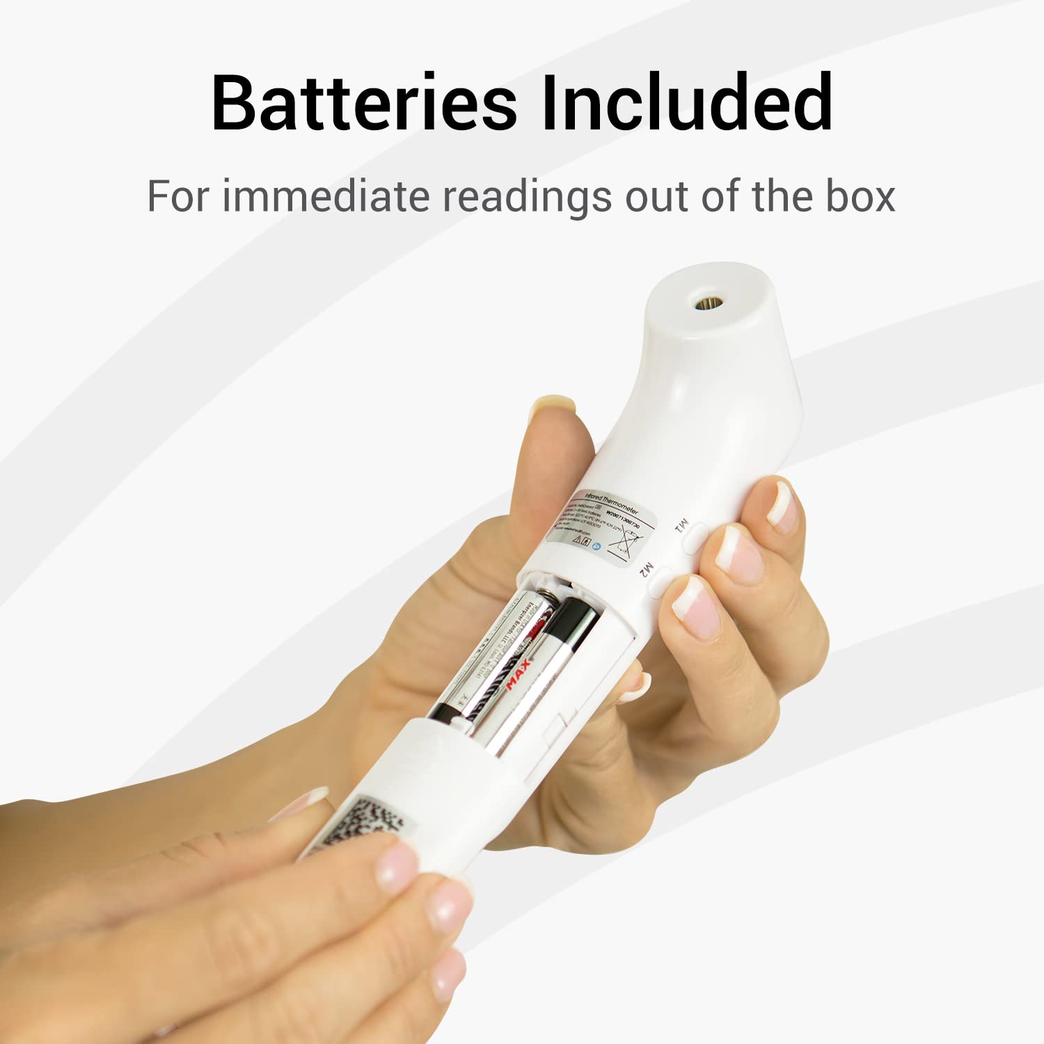 Vive Temporal Forehead Thermometer Scanner for Adults, Kids & Babies - No Touch Medical Grade Infrared Digital Temperature Thermometer for Head, Ear & Fever - Touchless Instant Thermal Temperature Gun