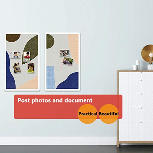 Wall decoration Creative Felt Board, self-Adhesive Cork Board Photo Wall, DIY Children's Room Message Board (24.4x40.2 in)