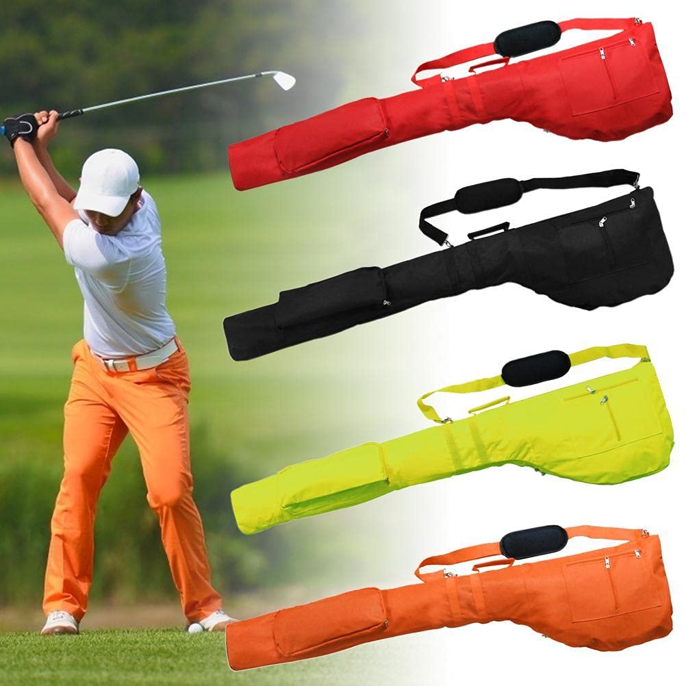 KTNAJOL Golf Travel Bags,Golf Sunday Bag-Driving Range Mini Course Training Practice Golf Bag Travel Case Foldable
