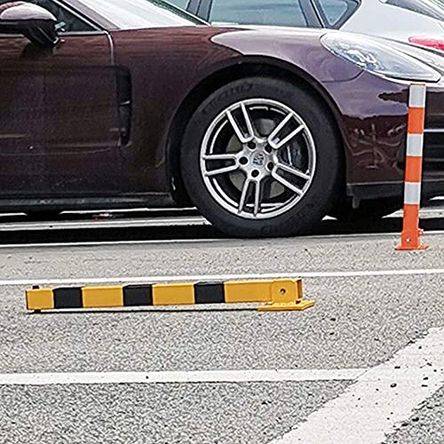 ZCBYBT 70Cm Road Safety Bollards Foldable Parking Barriers Vehicle Pillar Guardrails Parking Space Locks, Used for Lane Parking Interception and Protection