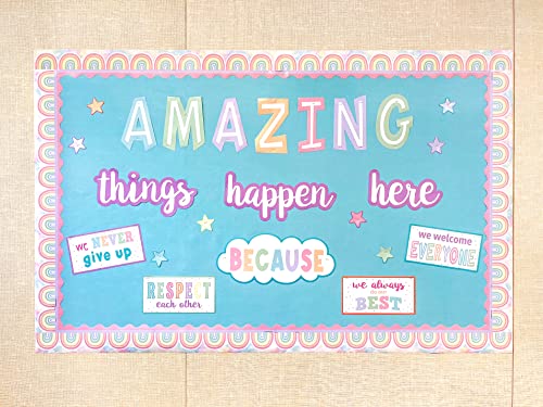 Teacher Created Resources Pastel Pink Scalloped Border Trim