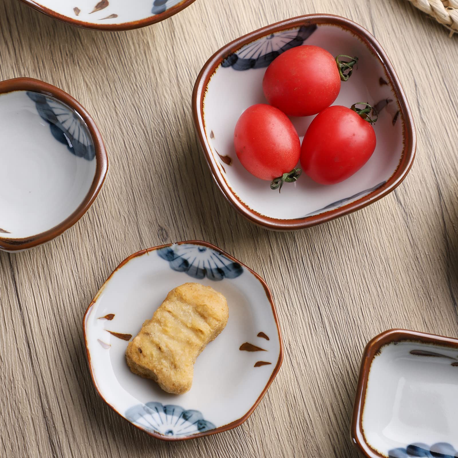 MOSYONE Soy Sauce Dish, Dipping Sauce dishes set of 6 - Elevate Your Dining Experience with Small Bowls for Side Dishes, Sushi, Tomato Sauce, Vinegar, Salad Dressing, Soy Spices and Dessert