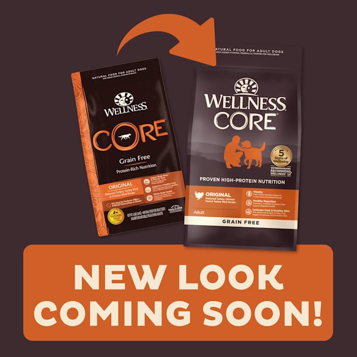 Wellness CORE Natural Grain Free Original Turkey & Chicken Dry Dog Food 24 lbs.