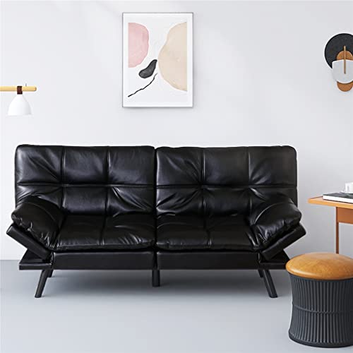 SLNFXC Sofa Bed Linen Memory Foam Couch Convertible Love Seat for Compact Living Spaces Offices Apartments
