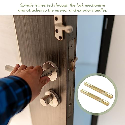 SyunsXoon Door Handle Spindle 3-3/4 inch Long Spare Patio Door Spindle Bar Replacement for Andersen Door Handle Parts 2579830