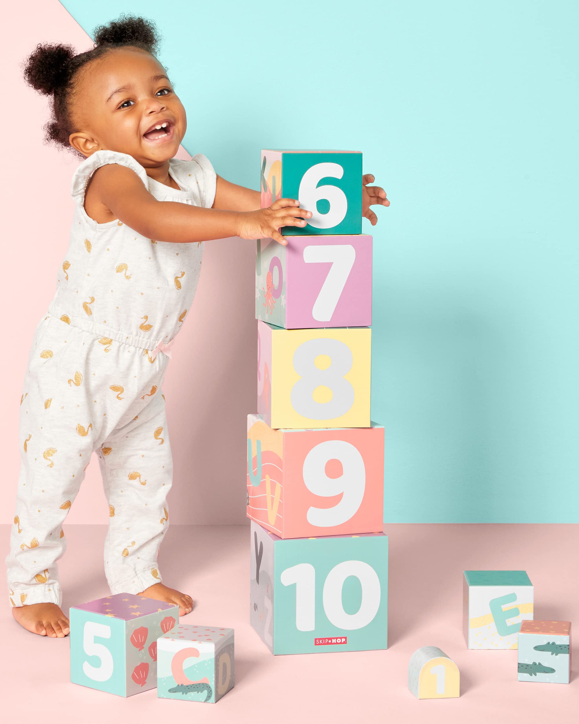 Simple Joys by Carter's By The Sea Nesting Boxes, Ocean, One Size