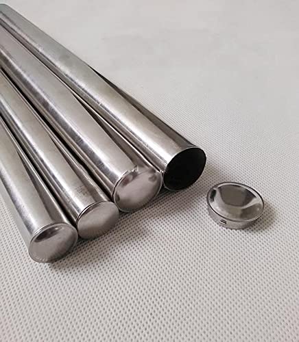 Round Head Plug Tube Pipe Fittings 32MM external diameter Pipe plug cover cap Stainless steel internal diameter 28.5mm 20pcs