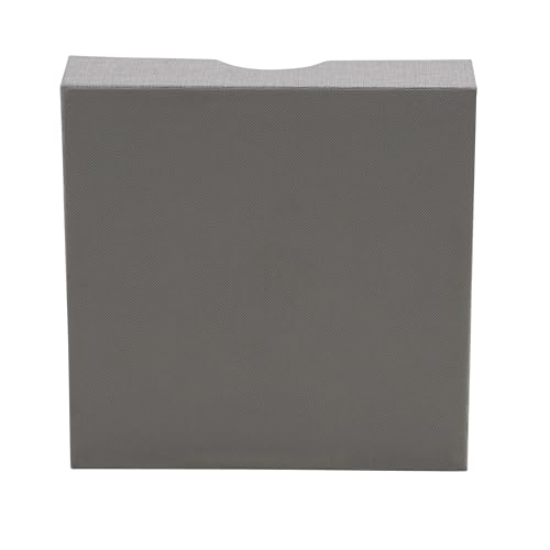 Household Essentials Grey 728-1 Deep 9 Section Drawer Organizer Box for Storage 12 in x 3.13