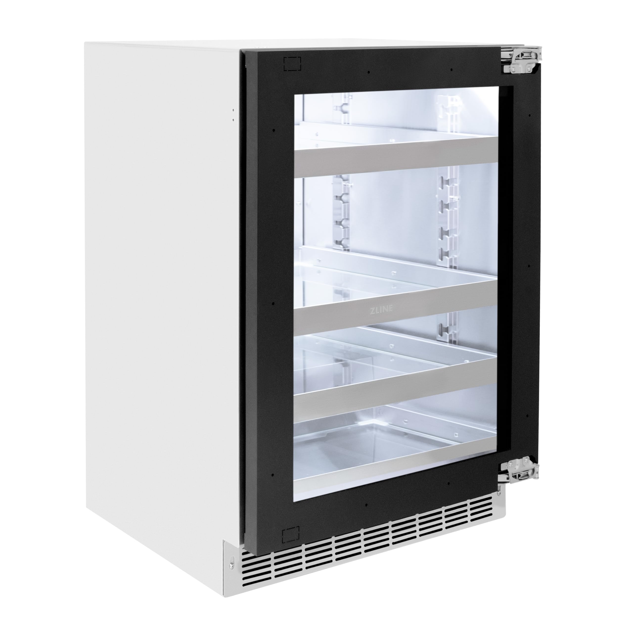 Z Line Kitchen and Bath ZLINE 24 in. Touchstone 151 Can Beverage Fridge With Panel Ready Glass Door (RBSPO-24)