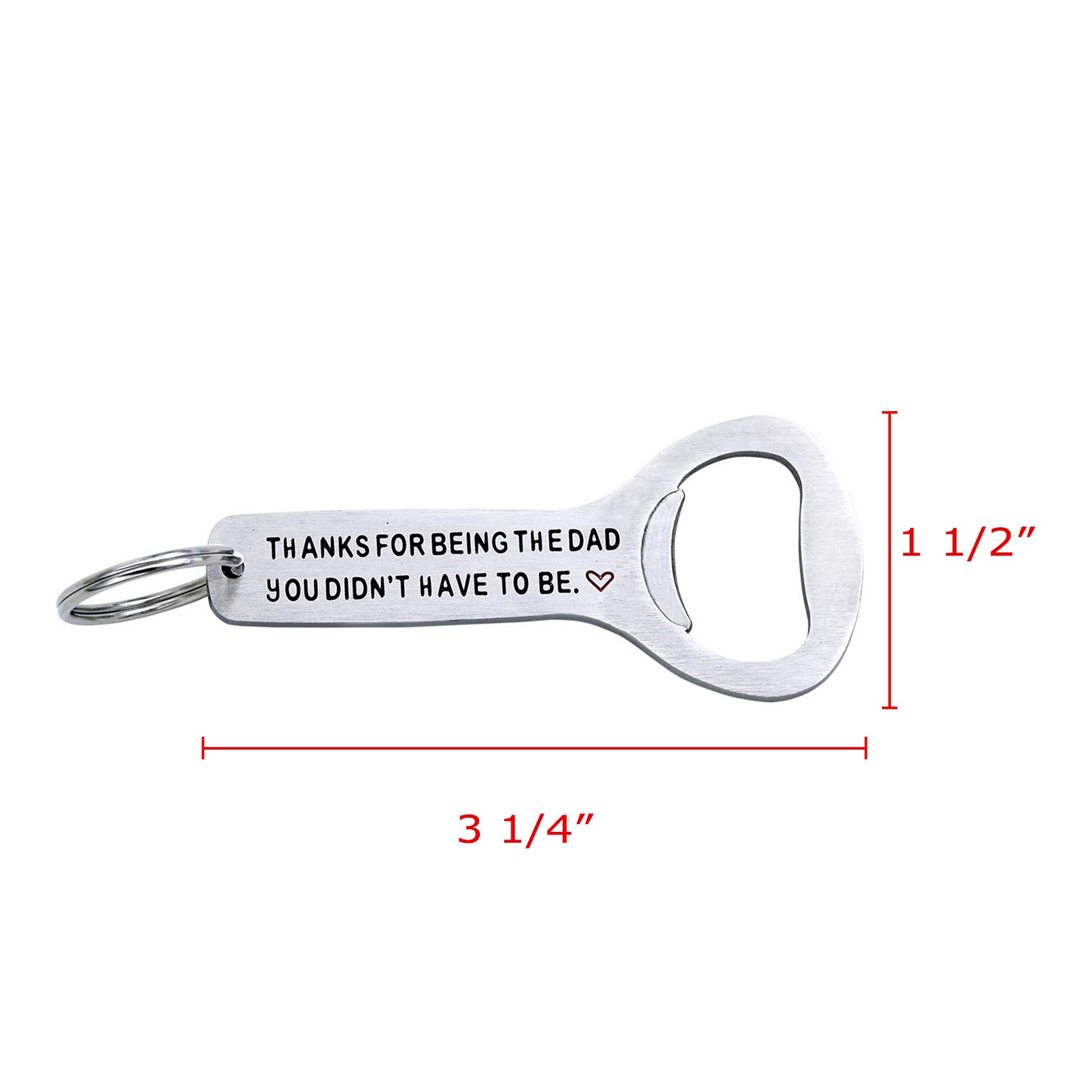 Melix Home Thanks For Being The Dad You Didn't Have To Be Opener (White)