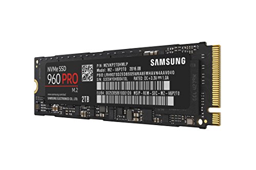 Samsung 960 PRO Series - 2TB PCIe NVMe - M.2 Internal SSD (MZ-V6P2T0BW)