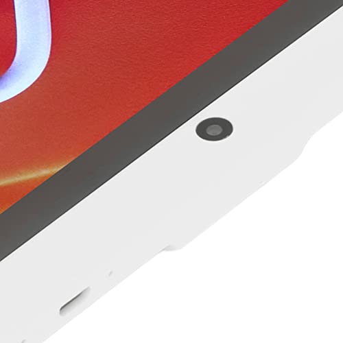 Naroote 7in Kids Tablet, Large Storage Capacity 100‑240V Kids Tablet IPS HD Display for Gaming (White)