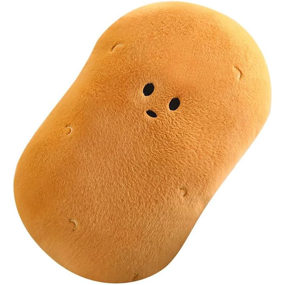 Wgxzyq Large Potato Plush Pillow, Stuffed Food Potato Plush Toy Birthday Xmas Gift for Kids Boys Girls (19.6inch)