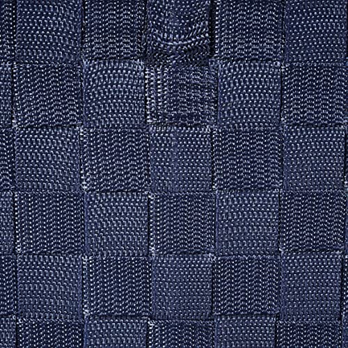 Whitmor Woven Strap Storage Baskets S/3-Navy