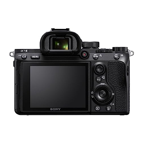 Sony Alpha A7 III E-Mount Interchangeable Lens Mirrorless Camera with Full Frame Sensor Bundle with Led Light Panel, Camera Bag, 128 GB Memory Card and Camera Accessories (6 Items)