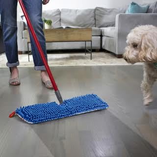 O-Cedar Hardwood Floor 'N More Microfiber 3-Action Flip Mop Refill (Pack of 4) | Double-Sided Mop Head w/Microfiber & Chenille | Reusable, Machine-Washable Mop Head Replacement
