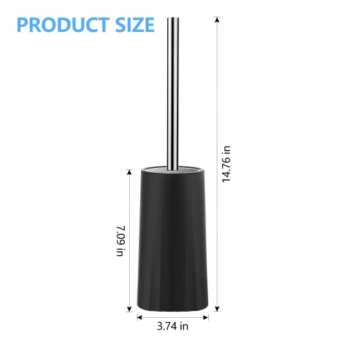 SetSail Toilet Bowl Brush and Holder Compact Size Toilet Brushes for Bathroom with Holder & SetSail Toilet Bowl Brush and Holder, 2 Pack Compact Size Toilet Brushes for Bathroom with Holder