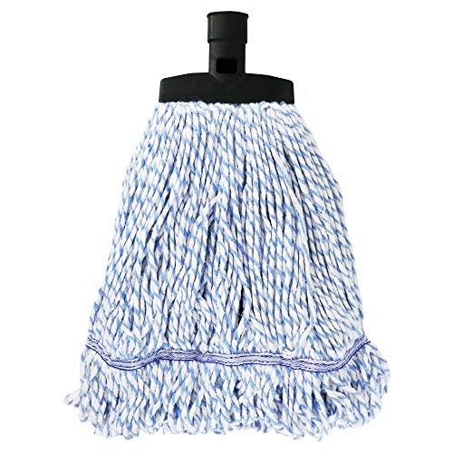 SWOPT Cotton Blend Mop Head ā Cleaning Head Interchangeable with All SWOPT Cleaning Products for More Efficient Cleaning and Storage ā Great to Use on Wood, Laminate or Tile Floors, Machine Washable