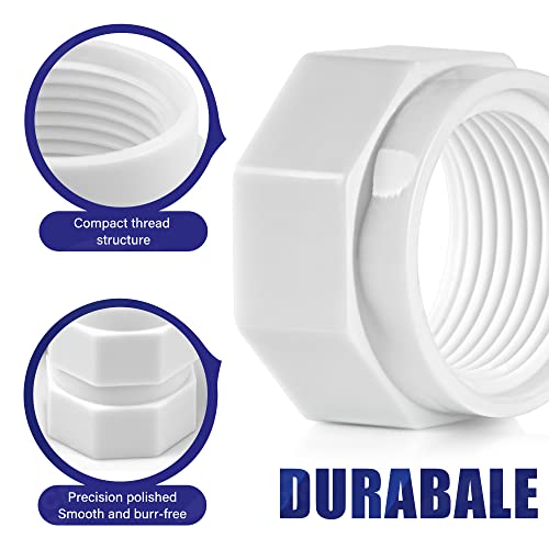 muscccm Hose Nut for Polaris 280/380/180 Pool Cleaner Hose Replacement, Pool Hose Adapter D15 D-15, Durable and Easy To Use, 8 PCS