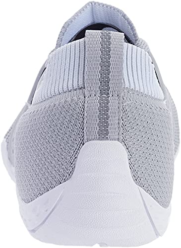 WHITIN Women's Low Zero Drop Shoes Minimalist Barefoot Trail Running Camping Size 7.5-8 Female Wide Toe Box Lightweight Cross Tennis Sneaker Grey 38