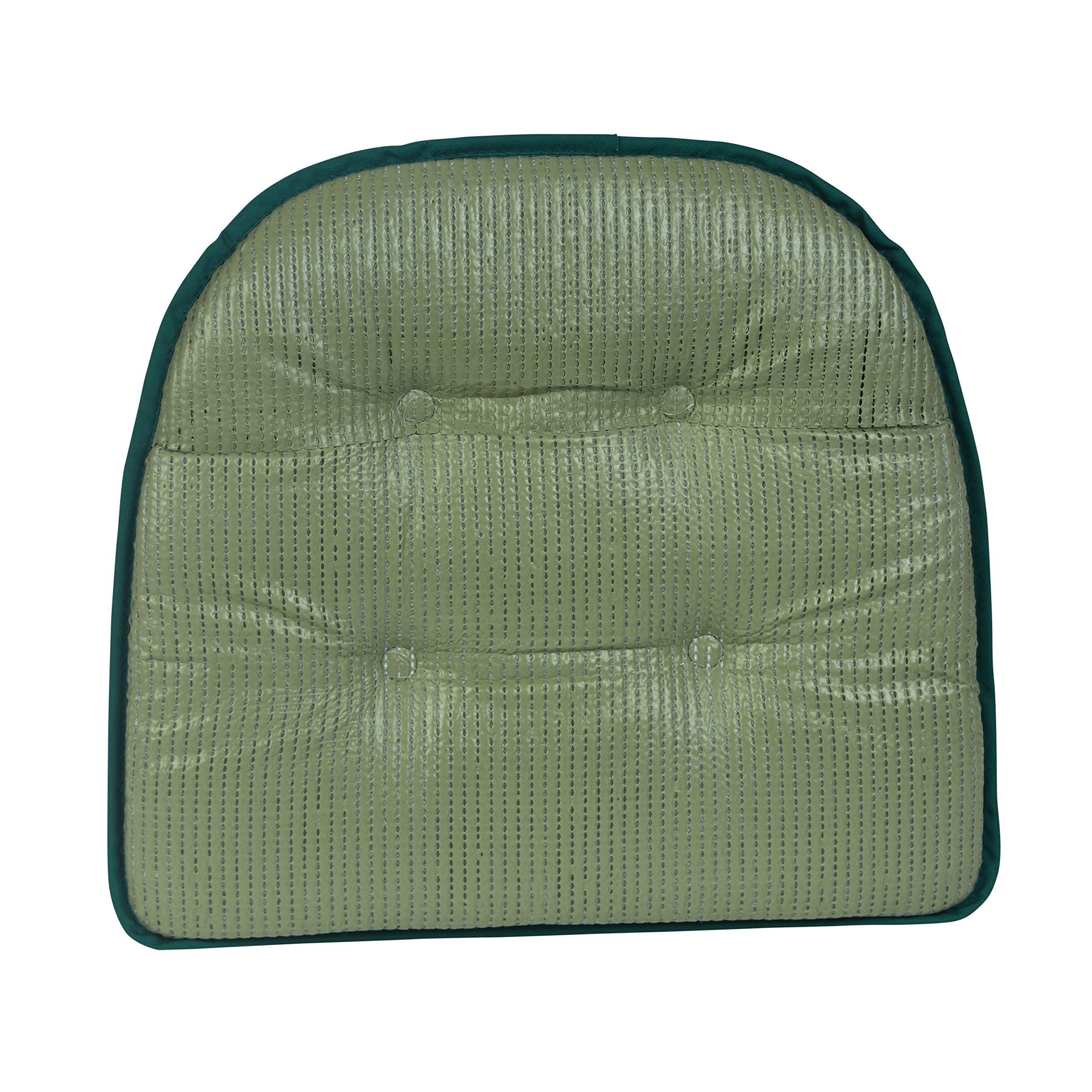 Klear Vu Twill Gripper Non-Slip Chairpad, Set of 4, 4 Count (Pack of 1), Hunter Green