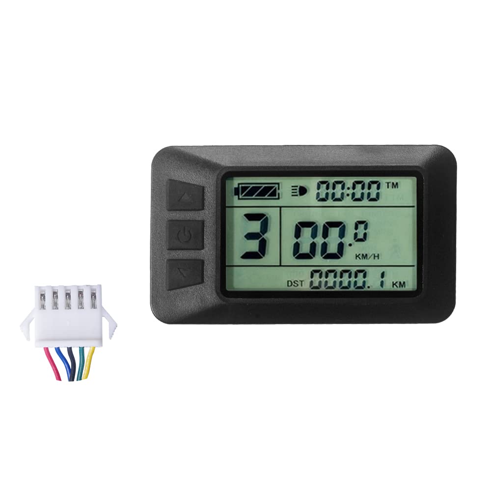 LECHEN Electric Bike Conversion Kit Accessories for KT Control System LCD7 Display for Wheel Hub Motor Kit Accessories (SM)