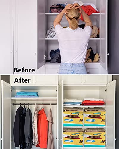 Storage Bins,Ocean Summer Beach Ball Surfboard Swim Ring Storage Basket with Handles,Waterproof Collapsible Storage Bin,Cartoon Marine Diving Flip-Flops Storage Organizer Shelves Closet Living Room