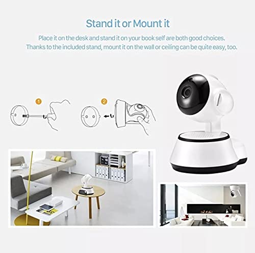 Qiocobo Smart pet Camera for Dog Cat,2 Way Audio Voice Interaction, pet Monitor Detection Alarm, Night Vision Security Camera, Picture Alarm Push