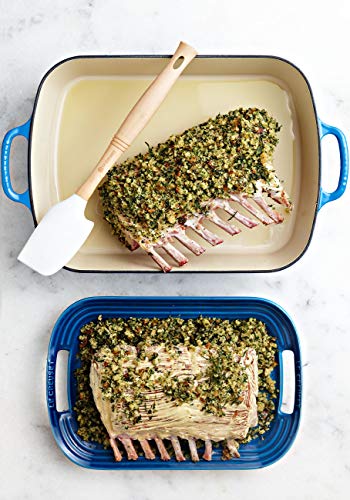 Le Creuset Enameled Cast Iron Signature Rectangular Roaster, 5.25 qt. (11.7" x 16.8") , Marseille