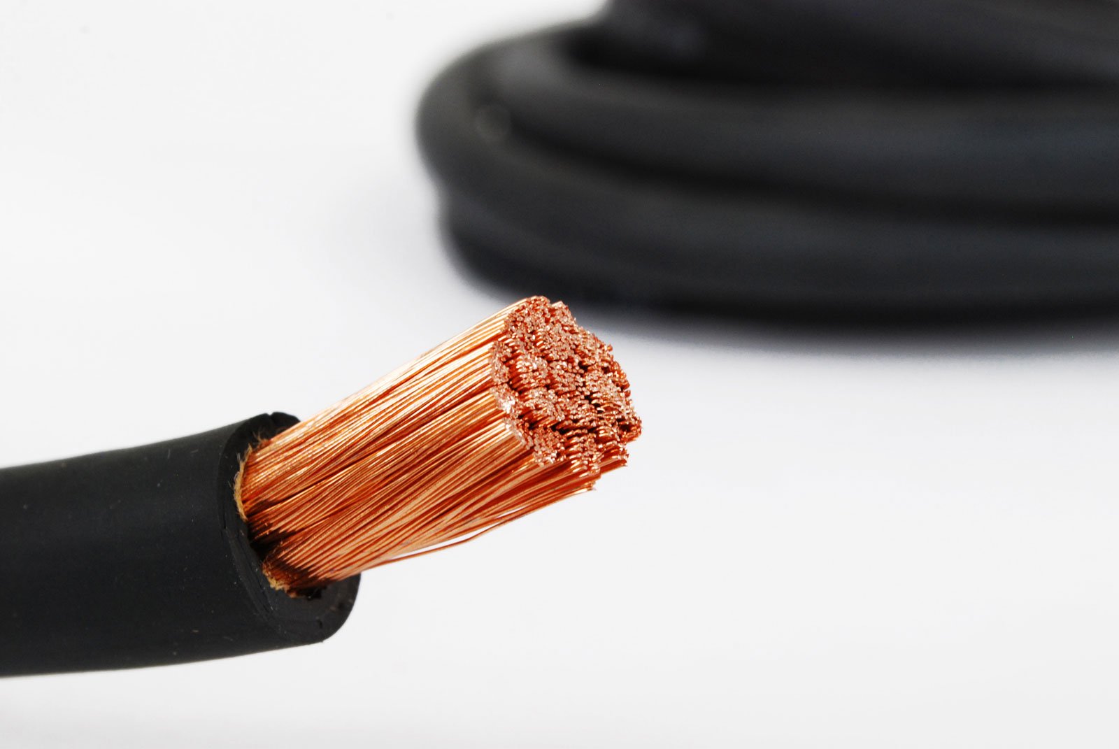TEMCo INDUSTRIAL WC0181-100' (50' Blk, 50' Red) 2 Gauge AWG Welding Lead & Car Battery Cable Copper Wire Black + RED | Made in USA