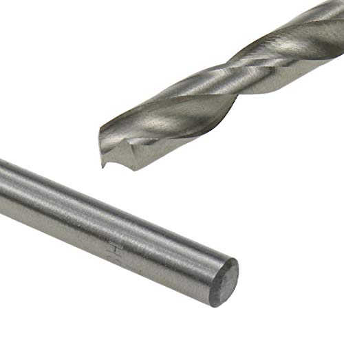 Rannb Twist Drill Bit Straight Shank for Electrical Drilling Tool 7mm/0.28" Bit Dia 200mm/8" Length - 2pcs