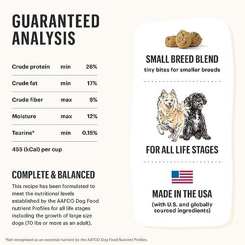 The Honest Kitchen Whole Food Clusters Small Breed Grain Free Beef Dry Dog Food, 4 lb Bag