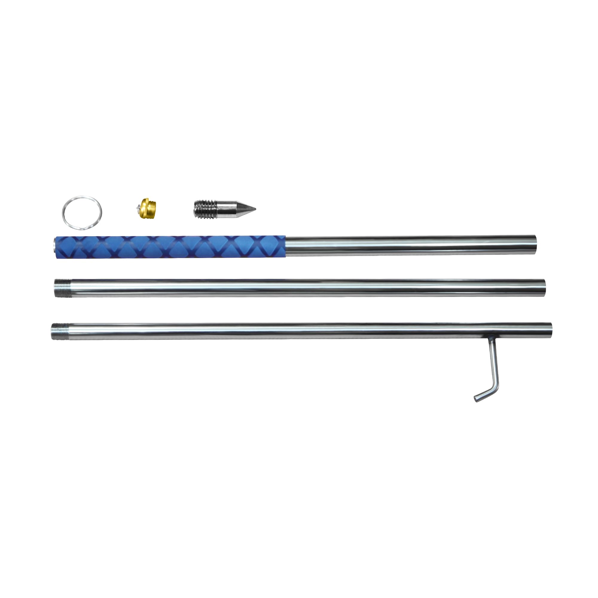 RAOMEIDE 48" Heavy Duty Fireplace Poker Tools, Outdoor Fire Poker for Fire Pit Camping, Campfire Extra Long Fire Pit Poker Stick, Firepit Poker