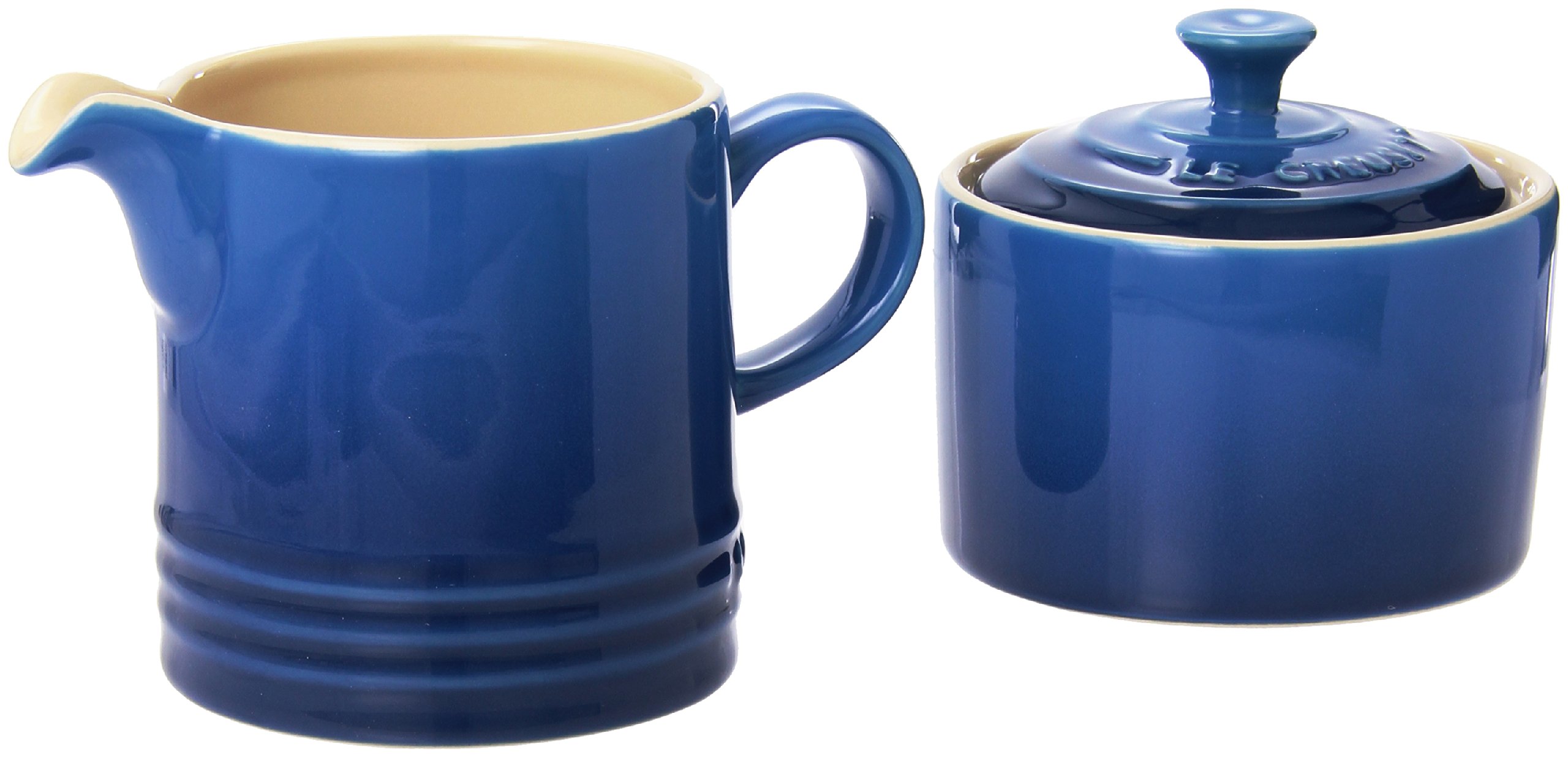 Le Creuset Stoneware Cream and Sugar, 2 pc. Set, Marseille
