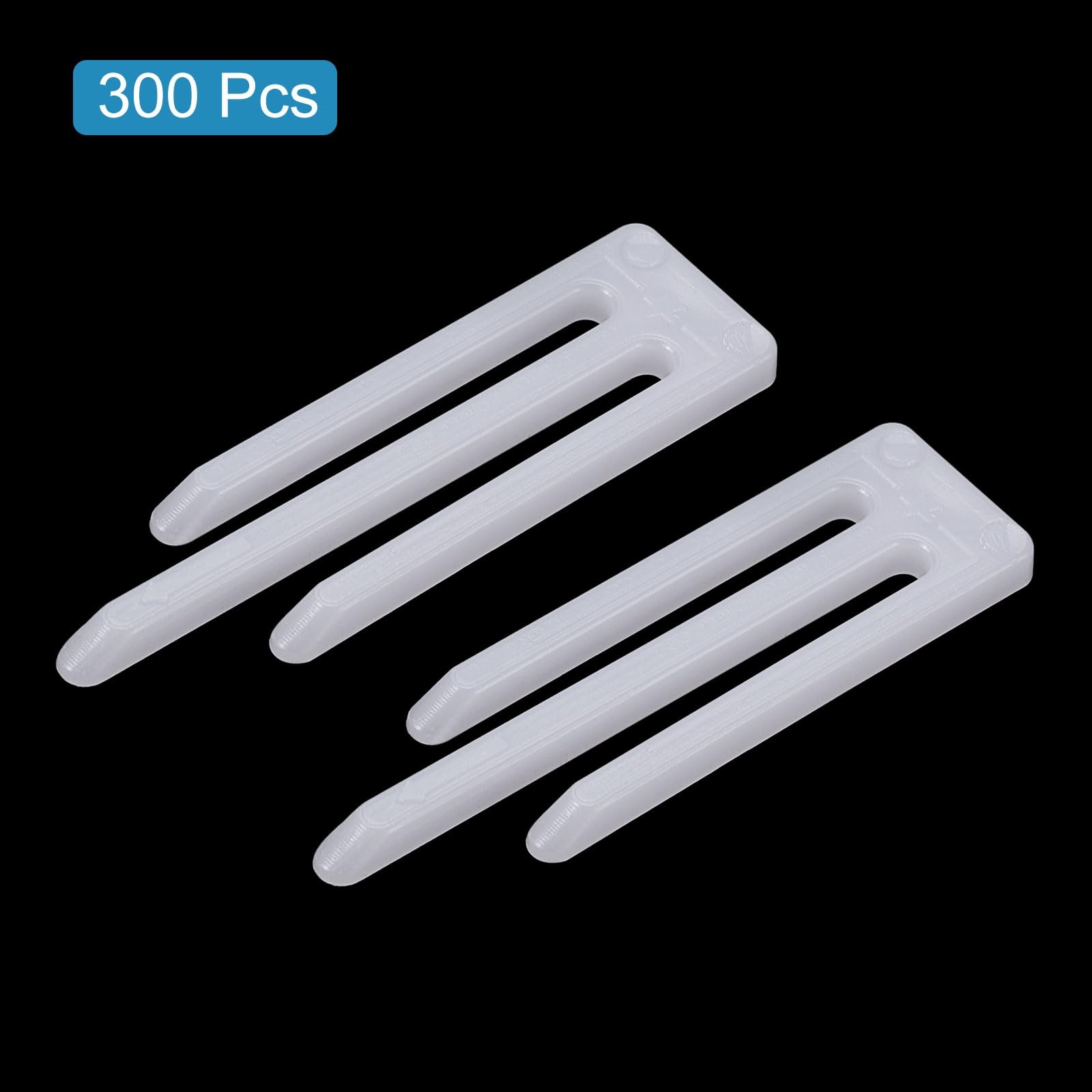 uxcell 300Pcs Shirt Clip Plastic Clothespins, 1.54" Clear Alligator Clips for Folding Ties, Pants, Socks, Garments