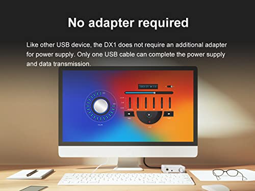 Topping DX1 Decoder AK4493S XU208 DAC&Headphone Amplifier Support up to DSD256 PCM384 Mini DAC(Black)