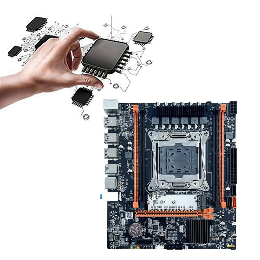 Oligemok DDR4 Mainboard,X99 LGA2011-3 Computer Desktop Motherboard