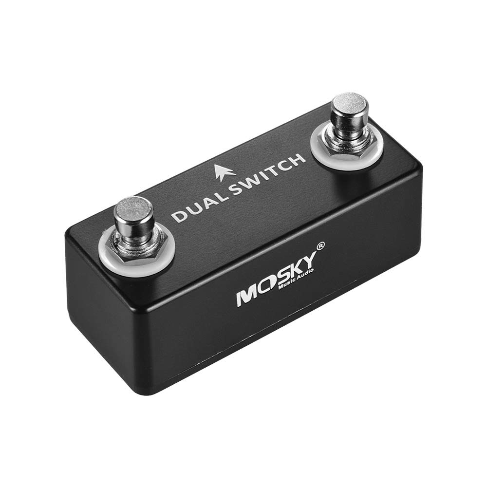 Lerodite Guitar Footswitch Pedal Foot Pedal DUAL SWITCH PEDAL