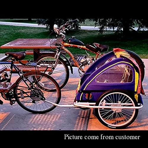 ZUIWAN Bicycle Trailer Hitch Connector,Bike Trailer Coupler Metal Instep Bike Trailer Attachment Connector Accessory for Kid Trailer,Pet Trailer and More