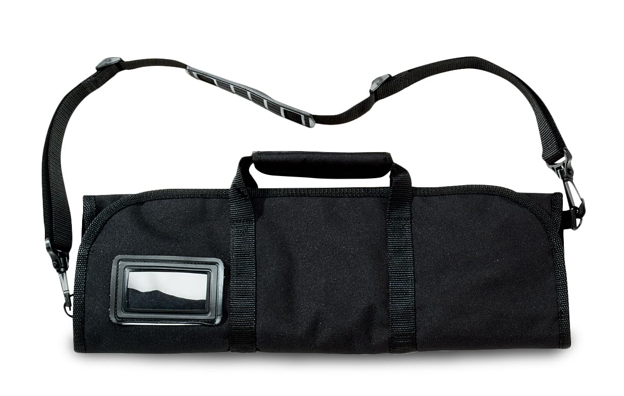 Victorinox Swiss Classic 7 Piece BBQ Cutlery Roll Set Black