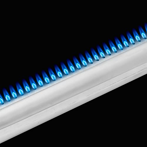 TAILGRILLER Burner Tube Set for Blackstone 22 Inch Table Top Griddle, Set of 2 Stainless Steel Grill Burner Tubes with Screws