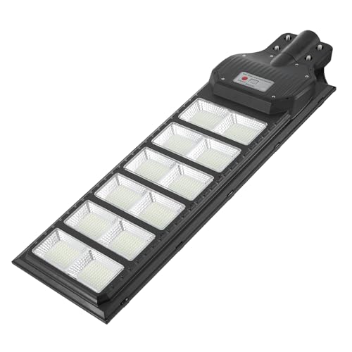 VEVOR 600W Solar Street Light, LED Solar Flood Lights Outdoor 60000lm with Infrared Remote Control, IP66 Waterproof Security Solar Motion Sensor Lamp for Garden Yard Home Path Garage Parking Lot